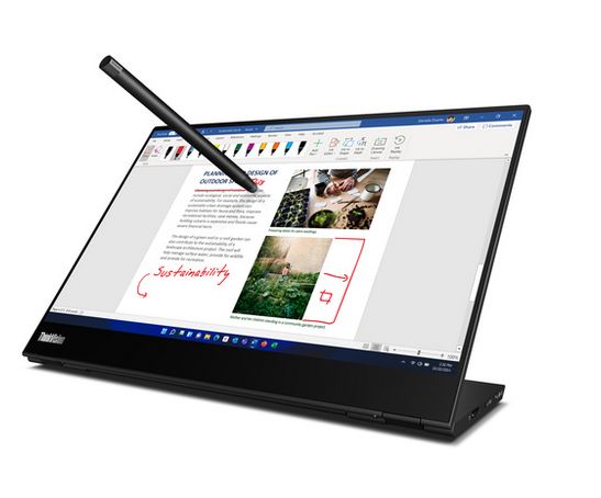 Lenovo ThinkVision M14t G2 LCD Touchscreen Monitor